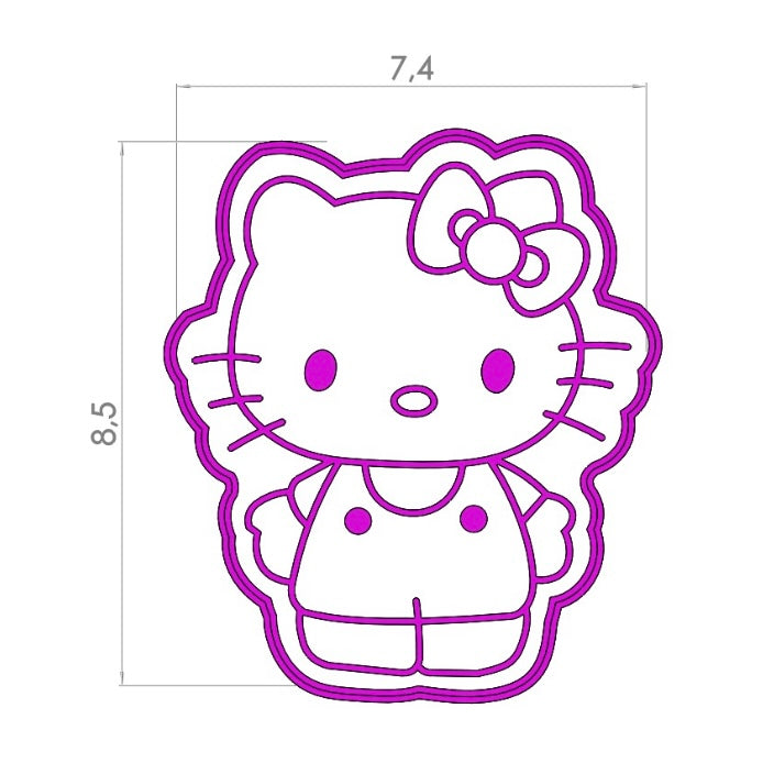 Cortador y stamp hello kitty – moennestudio