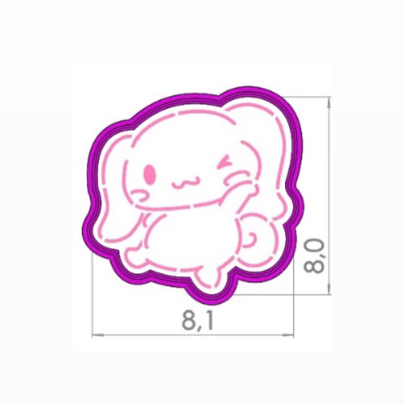 Cortador y stencil Cinnamoroll – moennestudio